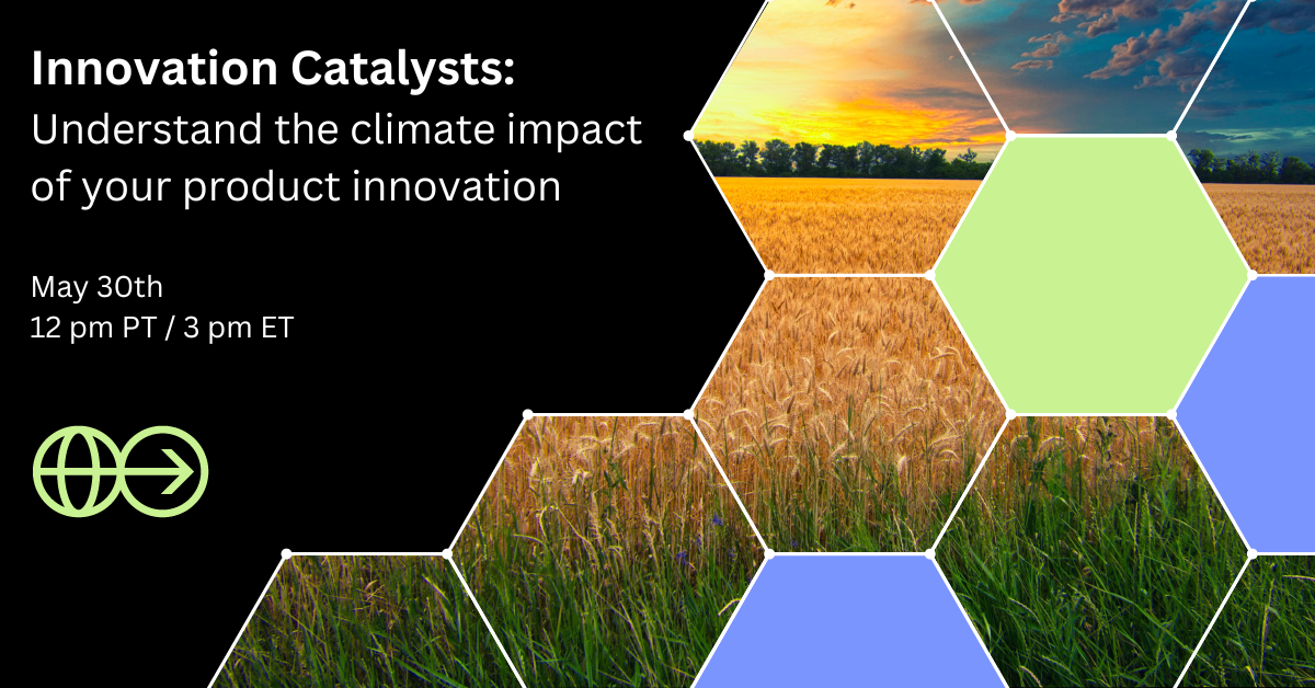 Innovation Catalysts: Understand the climate impact of your product innovation | PlanetFWD